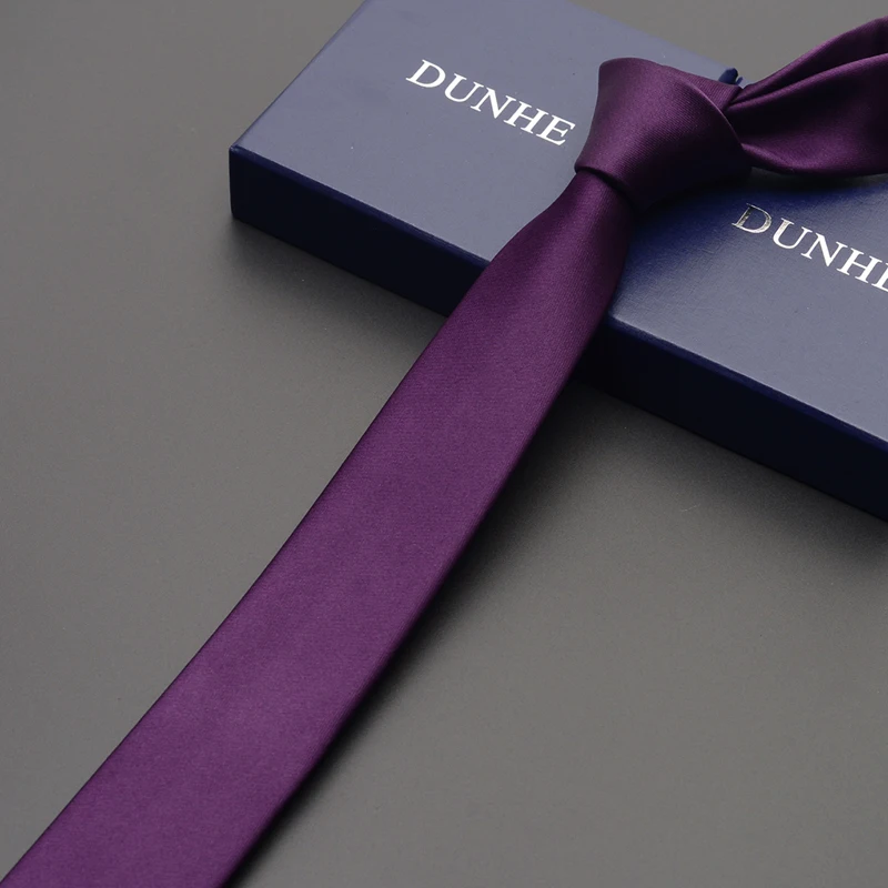 Corbatas-de-moda-para-hombre-corbata-elegante-p-rpura-de-5CM-corbata ...