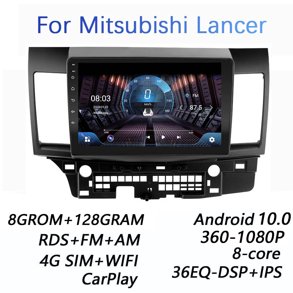 Radio Multimedia con GPS para coche, reproductor de vídeo con Android ...