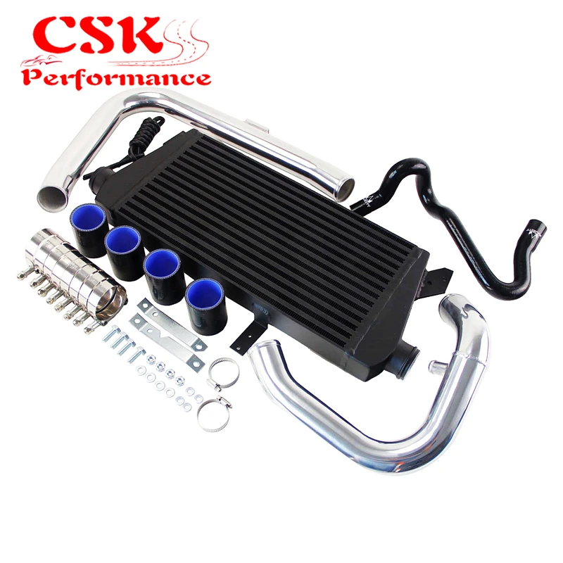 Upgrade FMIC Intercooler Kit For 96 01 VW Passat Audi A4 B5 1.8T Black ...