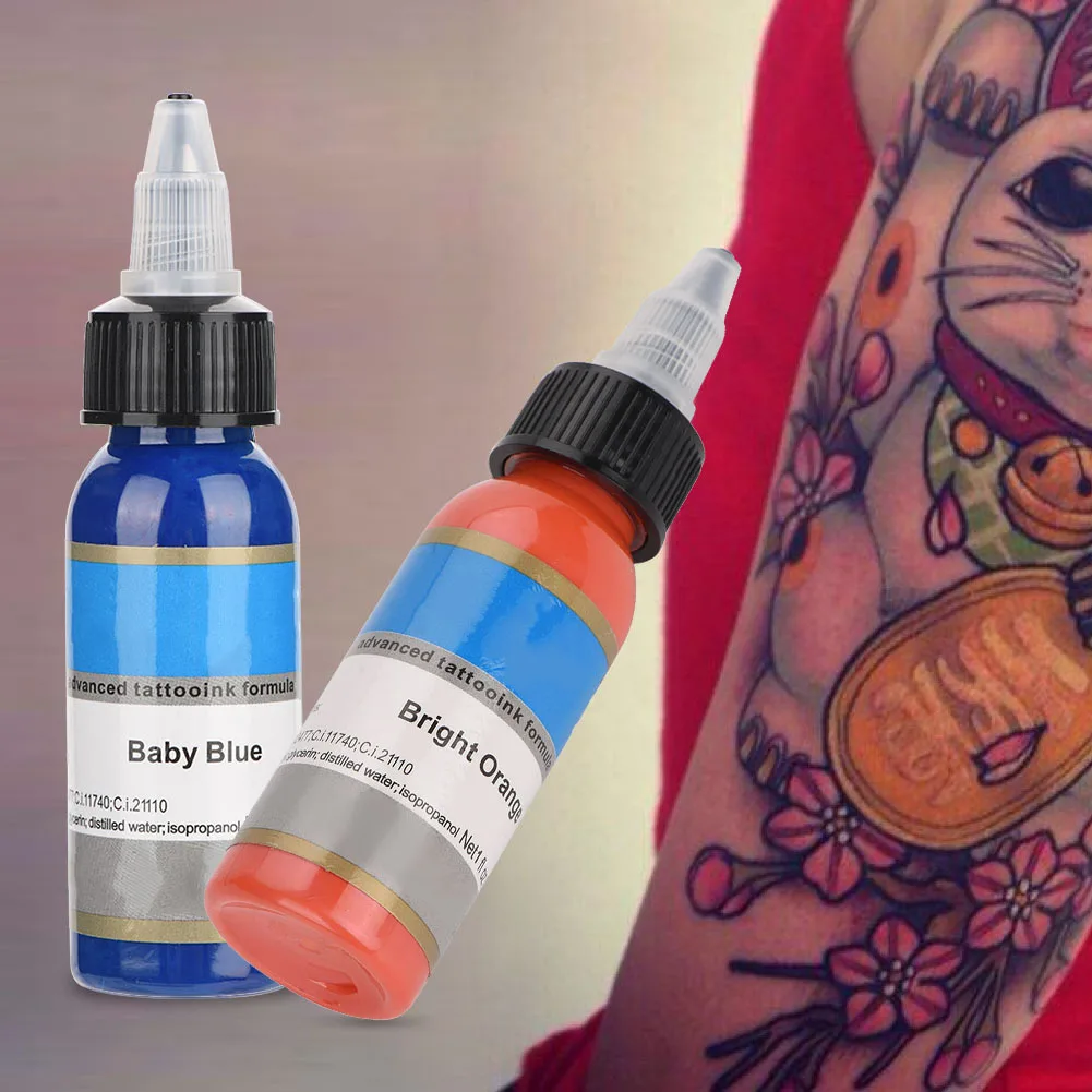 Light Blue Tattoo Ink