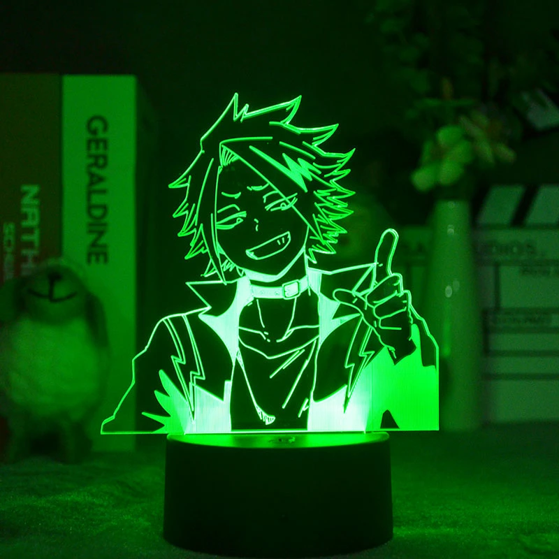 Anime Led Light My Hero Academia Denki Kaminari For Bedroom Decor ...