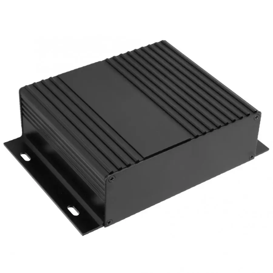 Waterproof-Black-Metal-Junction-Box-Aluminum-Case-Electronic-Housing ...