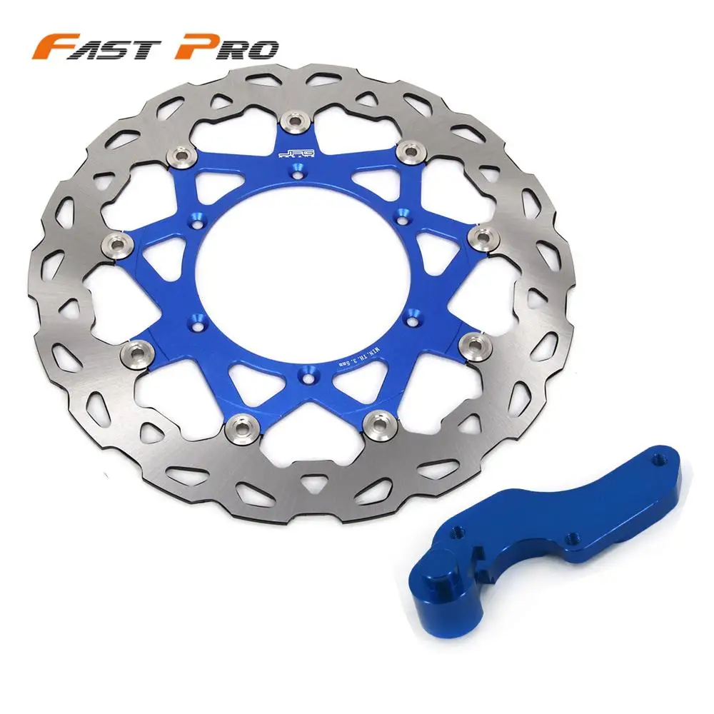 Motorcycle 320mm Front Floating Brake Disc Rotor & Bracket For Yamaha ...