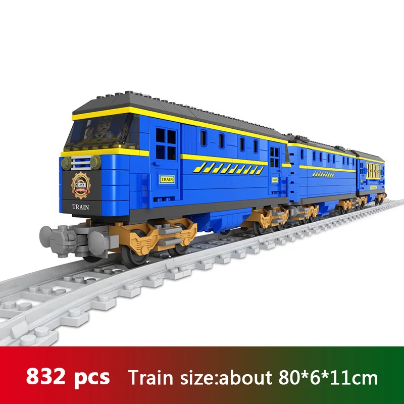 Ausini City Train Model Building Blocks - Building Toys