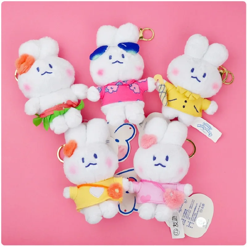 13センチメートル人気かわいいmongmongキーチェーンウサギぬいぐるみペンダント韓国ウサギpelucheキーホルダーキーリングぬいぐるみ|null| - AliExpress