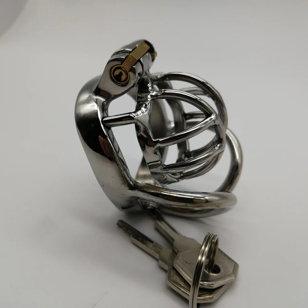 Prevent Extramarital Sex Testis Separate Cock Cage Mini Stainless Steel