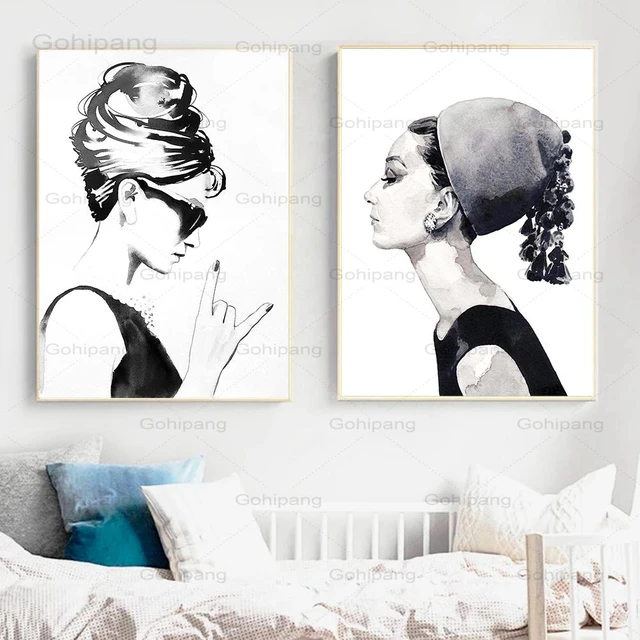 Audrey Hepburn Ink Drawing