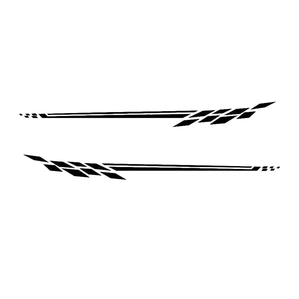 2 Pack Vinyl Racing Stripe Decal Sticker for Car Decoration Fender ...