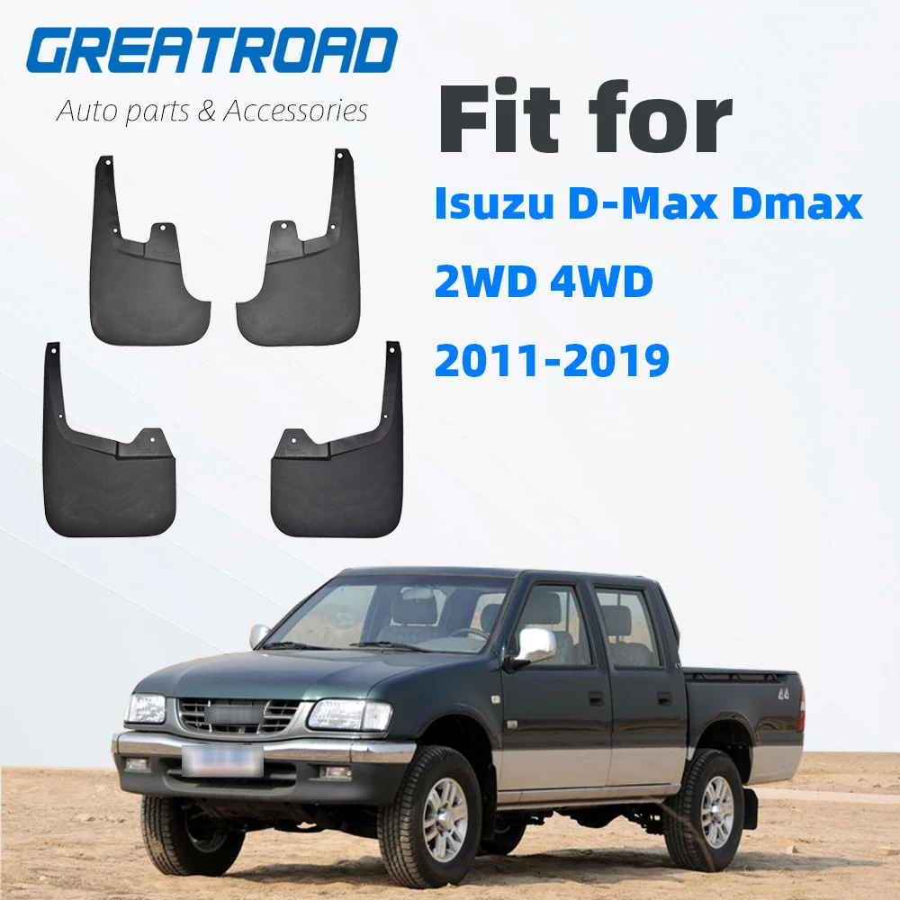 Mudflaps For Isuzu D-Max Dmax 2WD 4WD 2011-2019 Holden, 48% OFF