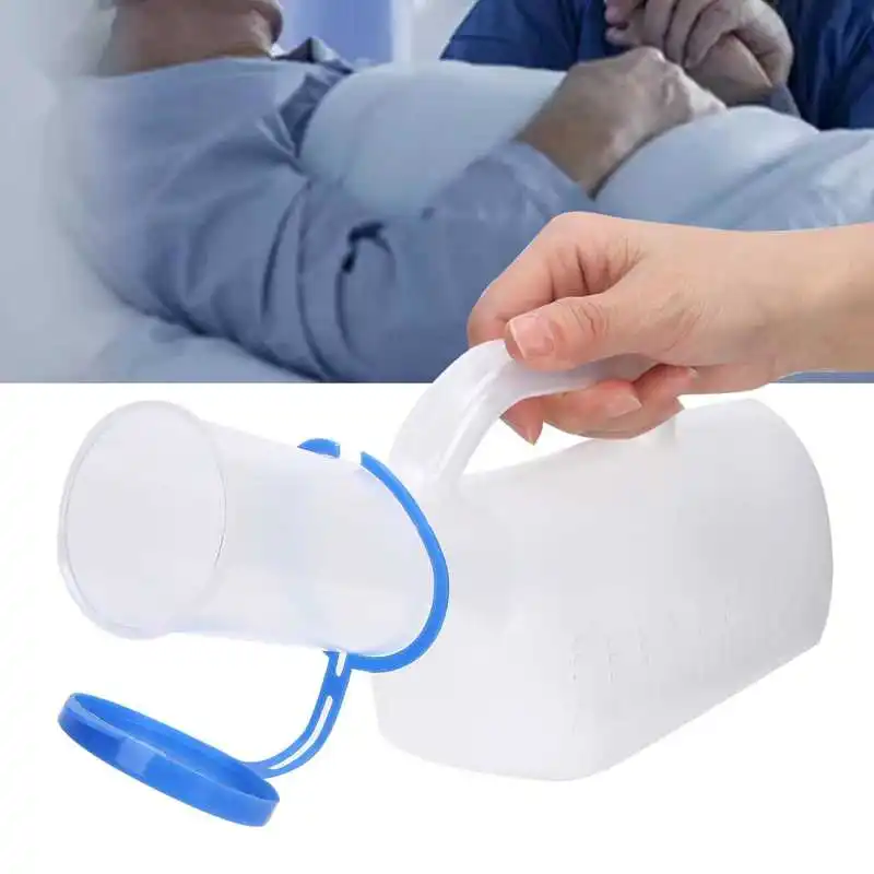 1000ml Men Plastic Urinal Male Elderly Bedridden Patient Urine Pee ...