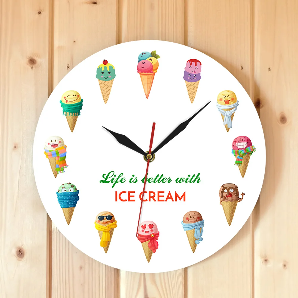 Ice Cream Time Clocks
