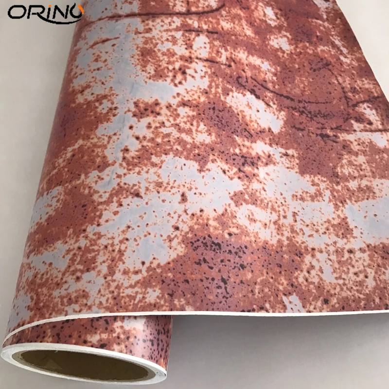 Orino Rusting Wrap Vinyl Film Self-adhesive Pvc Car Sticker Diy Rusty ...