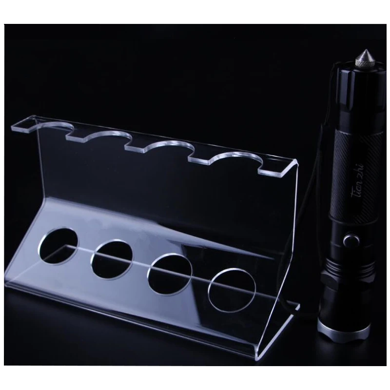 Clear-Acrylic-Flashlight-Display-Rack-Bicycle-Front-Light-Holder-Led ...