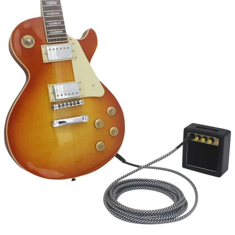 Портативный мини-гитарный бас-усилитель Guitarra AMP 5 Вт динамик клип ...