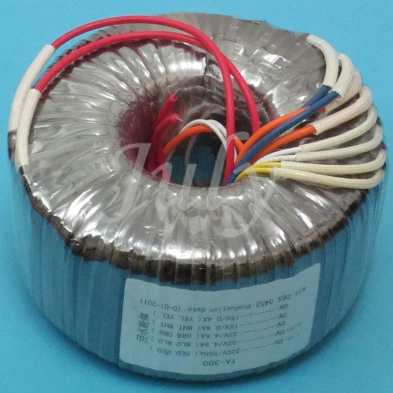 Toroidal transformer 300W dual 32V (4.5A) + dual 15V (0.4A) power ...