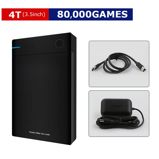 Hyperspin Portable External Mobile HDD 4T/8T/12T 100000+ Game 420 ...
