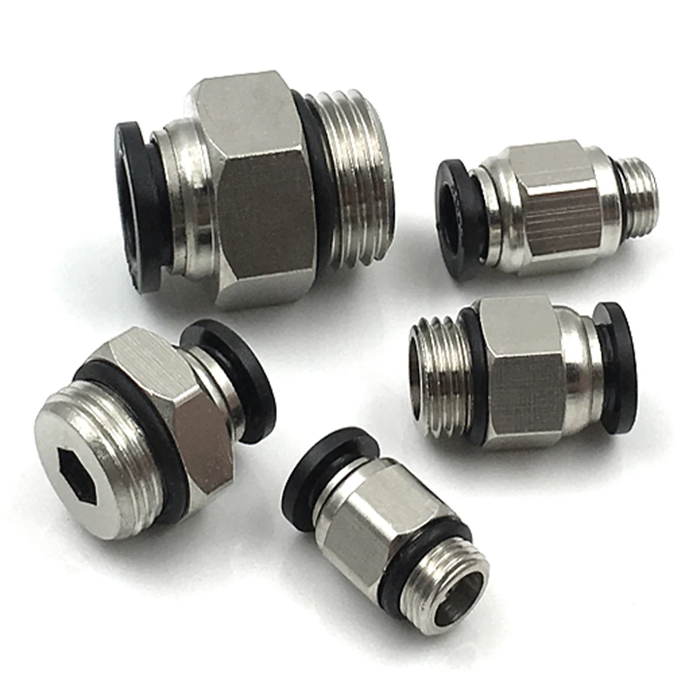 G thread PC pneumatic quick connector trachea hose 4 6 8 10 12mm quick ...