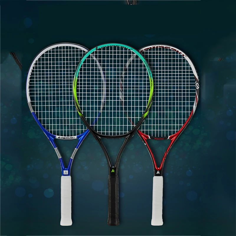 L2 Grip Kawasaki Tennis Racket Carbon Composite Racket Men and Women ...