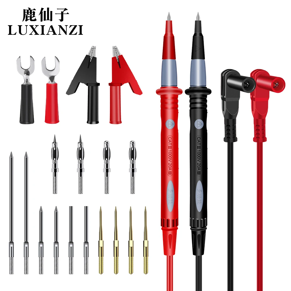 Luxianzi Universal Probes For Multimeter 10pcs Replaceable Needles ...