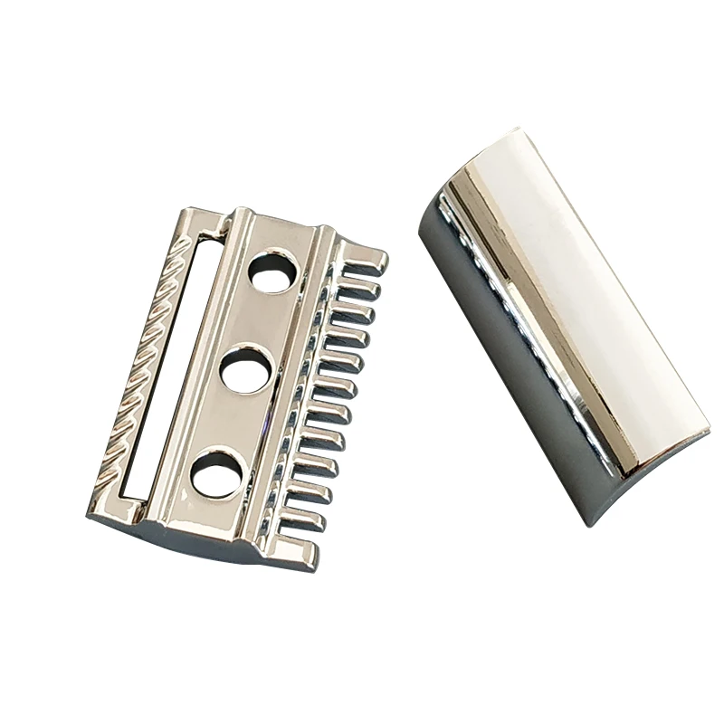Dscosmetic Chrome Color Open Comb Double Edge Safety Razor Head For ...