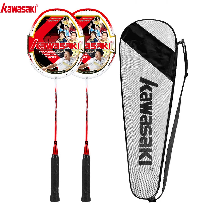 Kawasaki 1 Pair Of Badminton Racket 1U Aluminum Alloy Frame Badminton ...