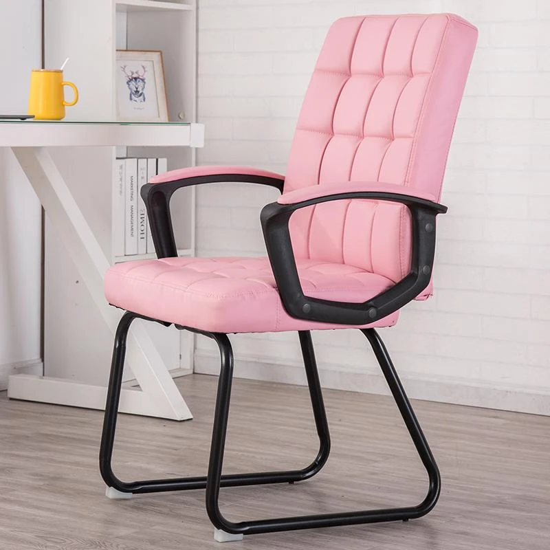 Pink Computer Chair Home Office Staff Meeting Chair Student Game ...