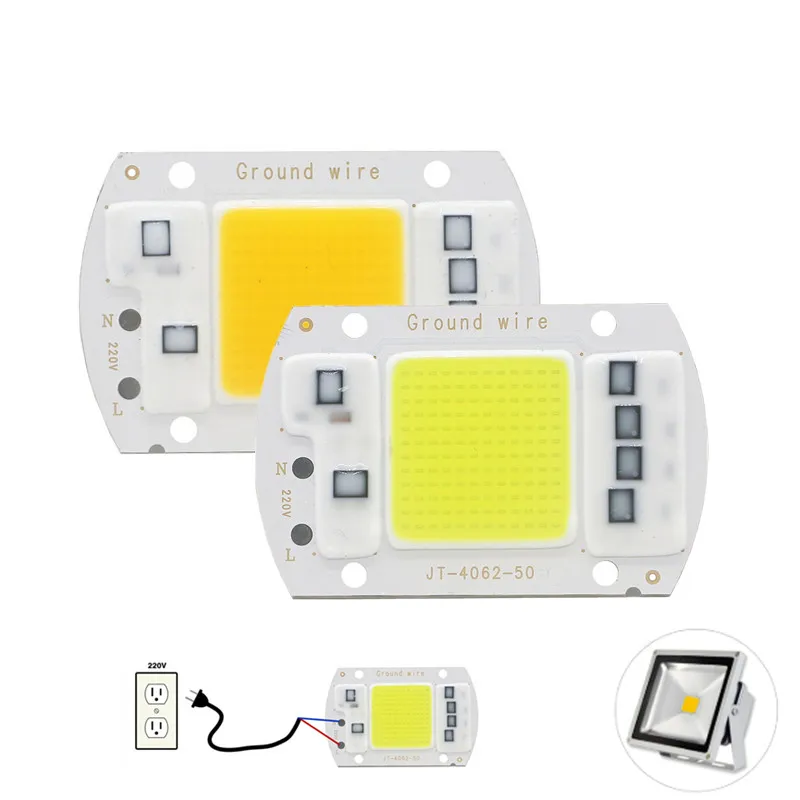 COB LED Chip 200W 150W 100W 50W 30W 20W 220V Smart IC No Need Driver ...