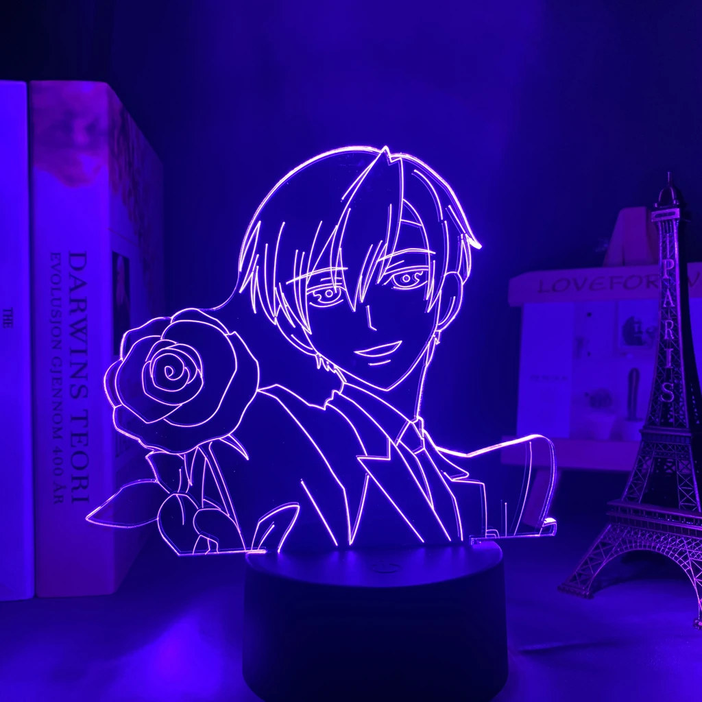 Lámpara Led de Anime para decoración de habitación de niños, lámpara de ...