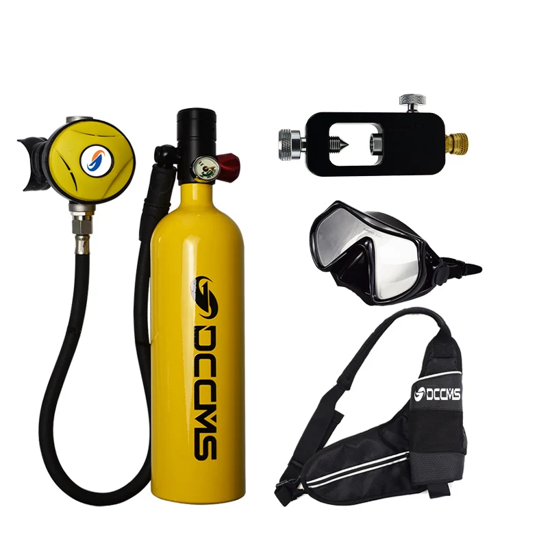Scuba Tank With Diver