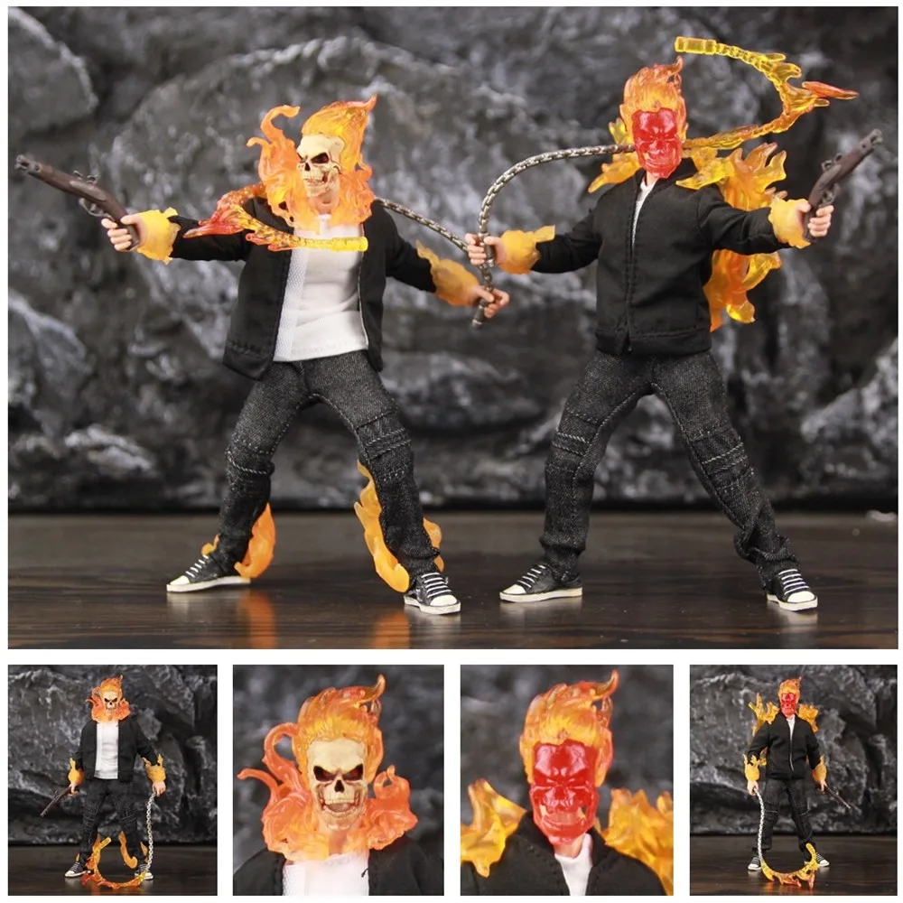 Ropa personalizada de Marvel Legends Punk Ghost Rider, ropa de 6 ...