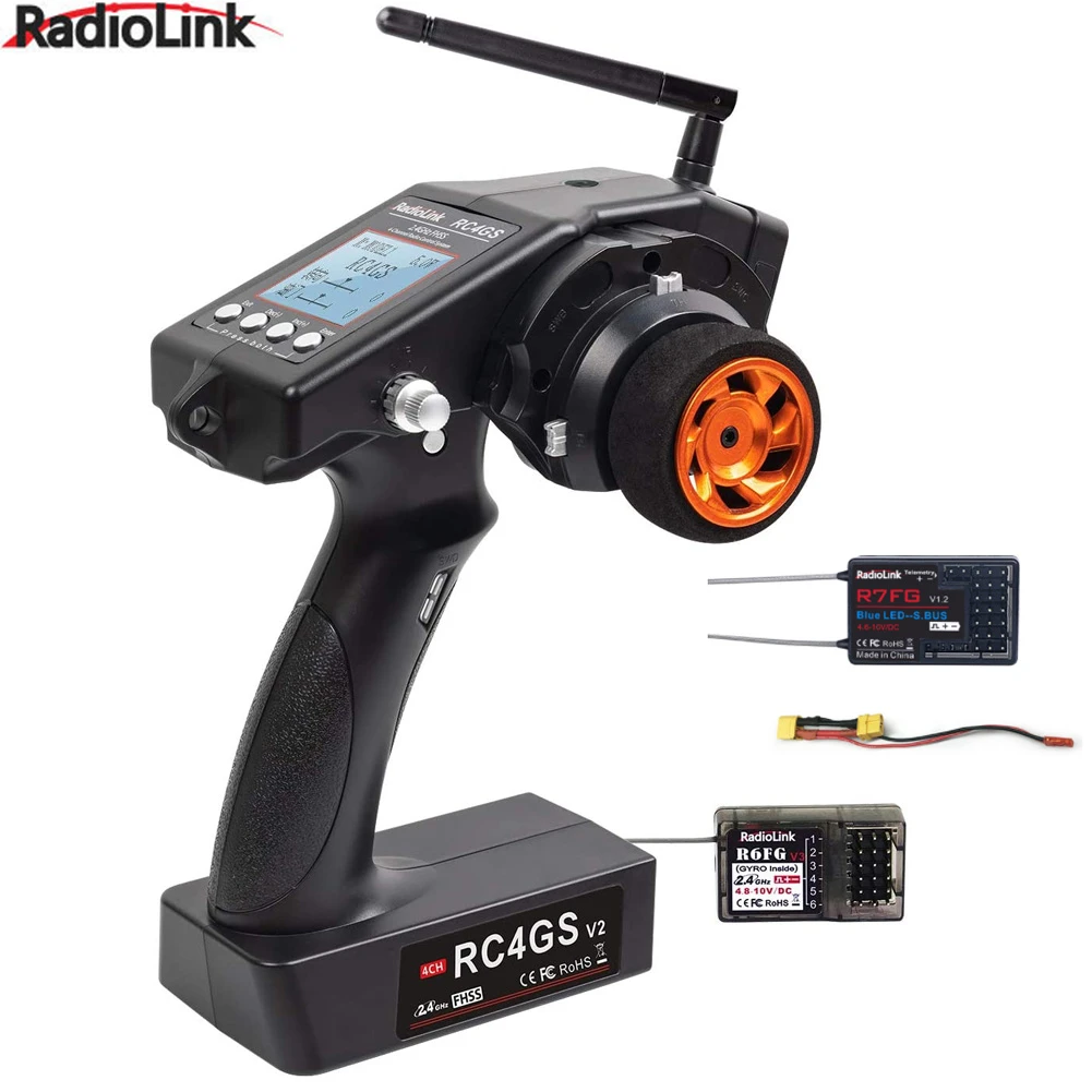 Radiolink Rc4gs V2 4 Channel Rc Transmitter And Receiver R6fg / R7fg ...