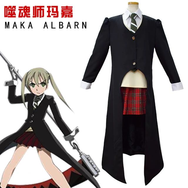 Maka Soul Eater Cosplay Costume