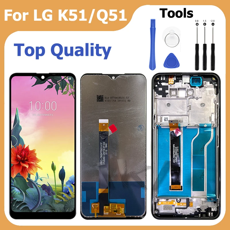 6.5"for Lg K51/q51 Lcd Display Touch Assembly Repair Lmk500um Lm-q510n Digitizer Screen ...