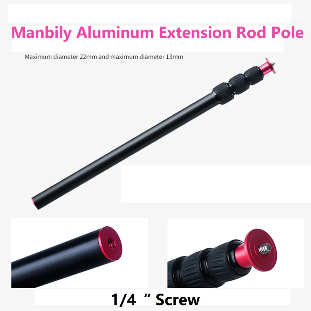 Manbily-LR-224-Camera-Extension-Monopod-Rod-4-Sections-Extend-Pole-for ...
