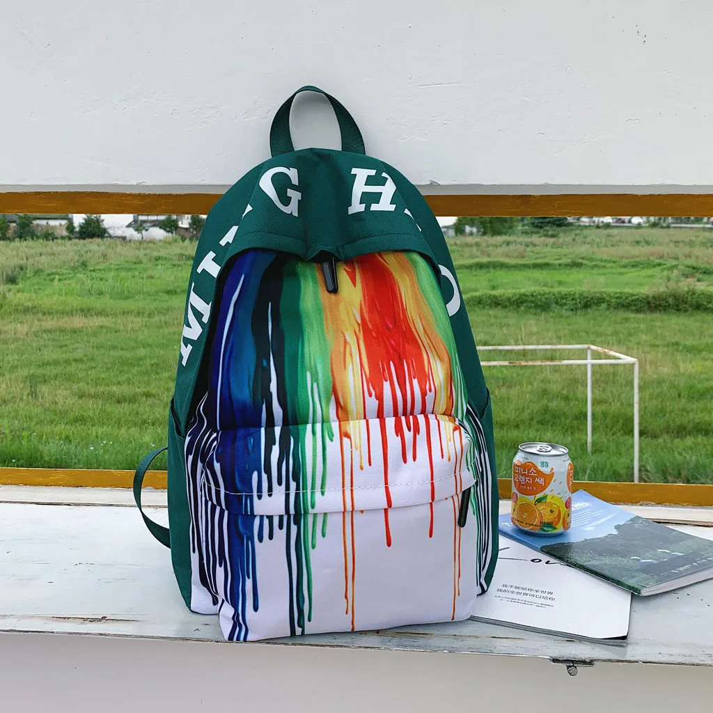 Rainbow Pride Dripping Paint Backpack (Various Colors) - Queerks™