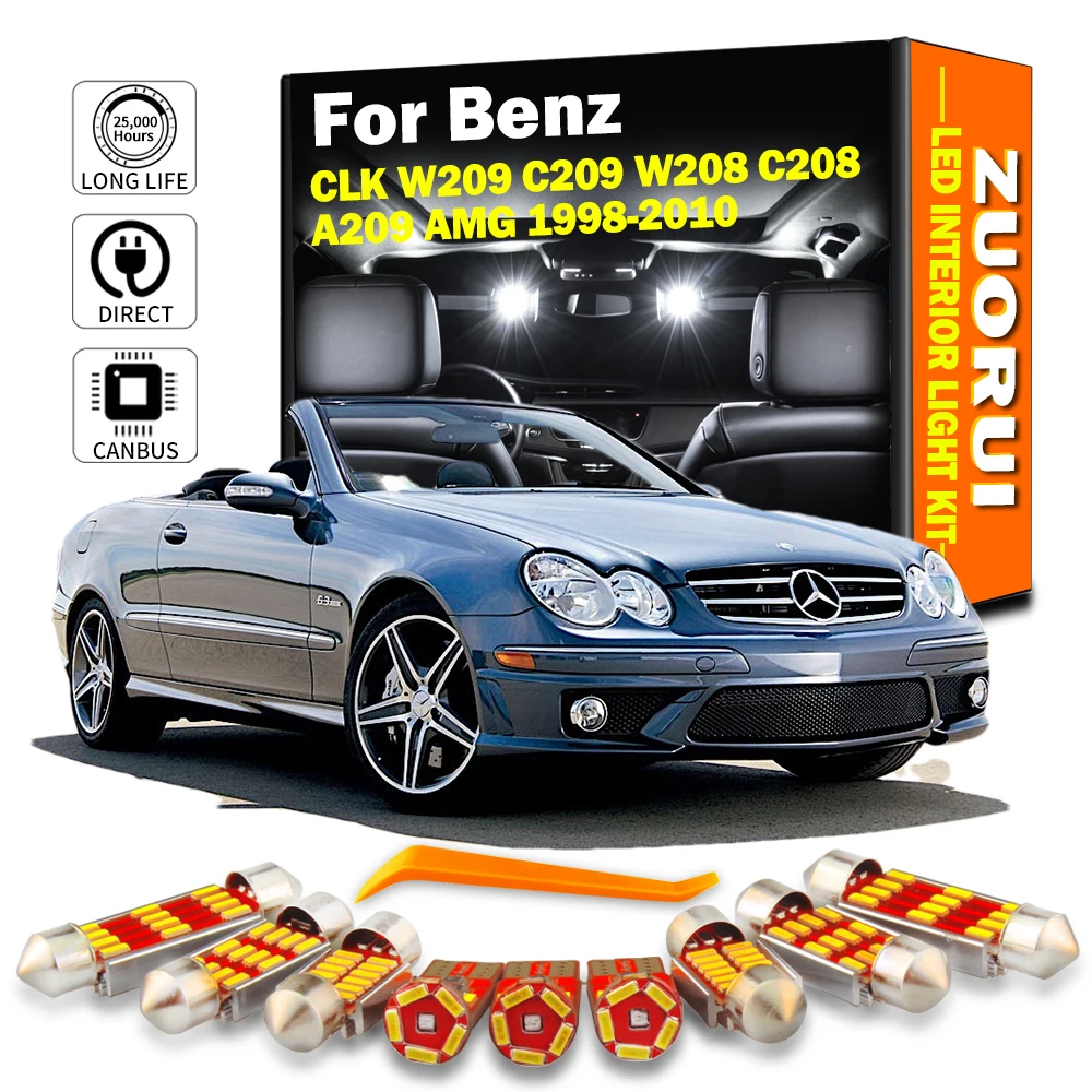 ZUORUI-For-Mercedes-Benz-CLK-W209-C209-W208-C208-A209-AMG-1998-2010 ...