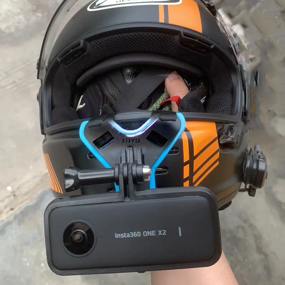 Tuyu Motorcycle Helmet Chin Stand Mount Holder For Insta360 One X X2 R ...