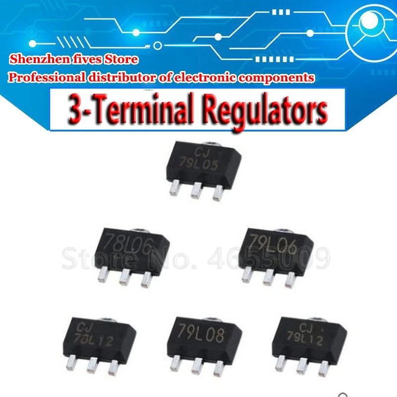 20PCS 78L05 SOT89 SOT SMD SOT-89 Triode 78L06 78L08 78L09 78L10 78L12 ...