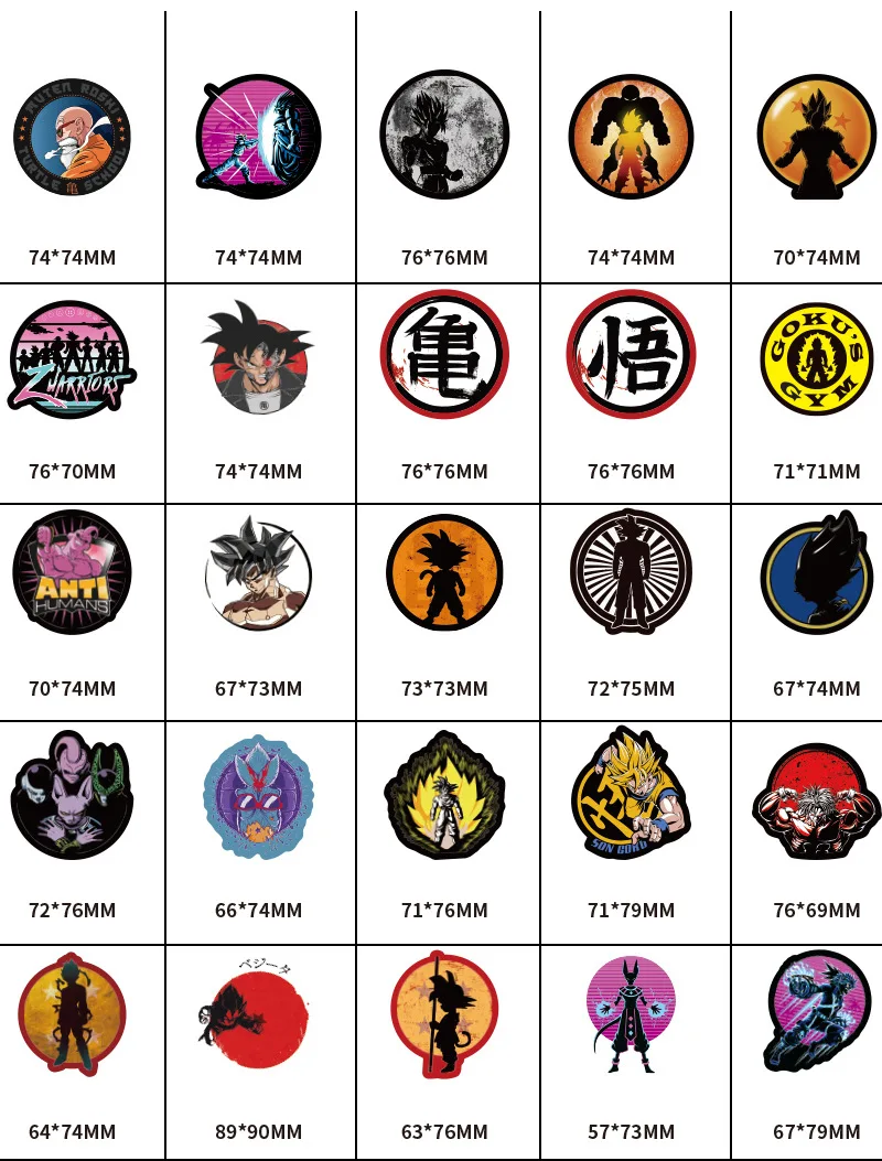 Dragon Ball Z Stickers | DBZ Super Sticker [Free Shipping]