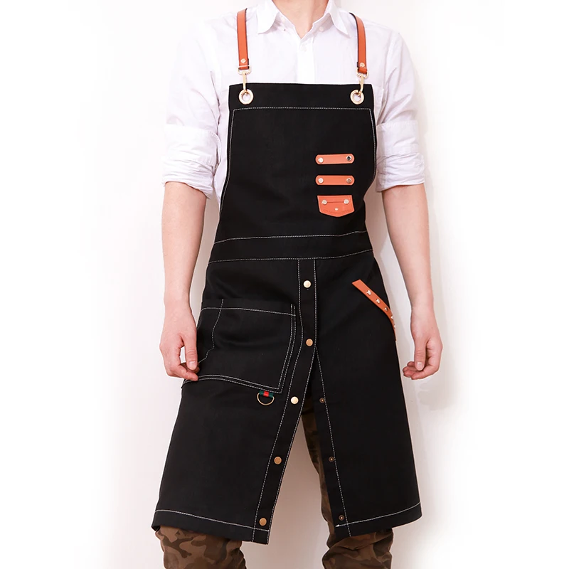 Generic Apron Korean Cowboy Cafe Tea Shop Barber Men And Women ...