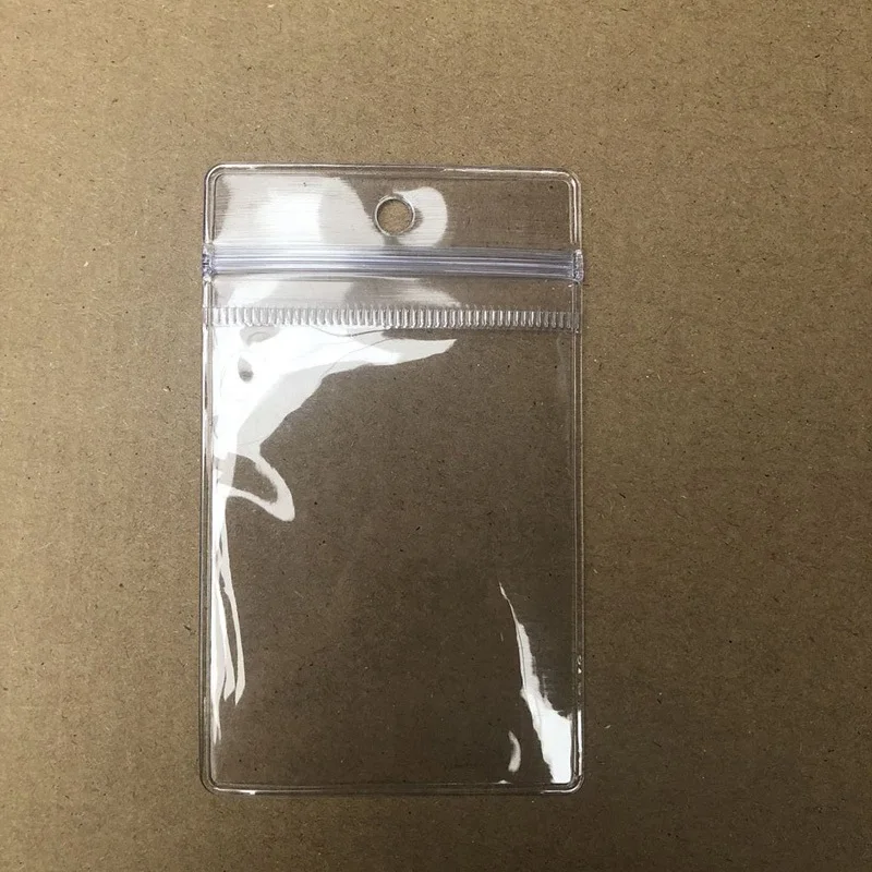 100pcs Pvc Pouch Buttons Tags Tab Small Plastic Bag Pocket Envelope ...