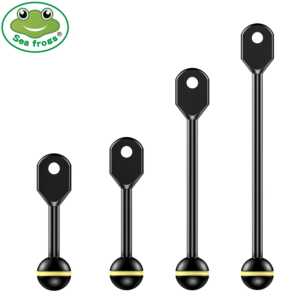 2'' 8'' Aluminum Alloy Joint Ball Arm YS Arm Torch Flashlight Holder ...