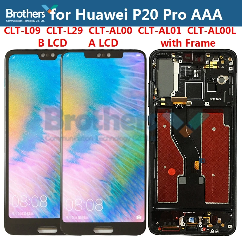 LCD Display for Huawei P20 Pro LCD Screen for P20 Pro CLT-L09 CLT-L29 CLT-AL00 CLT-AL01 LCD ...