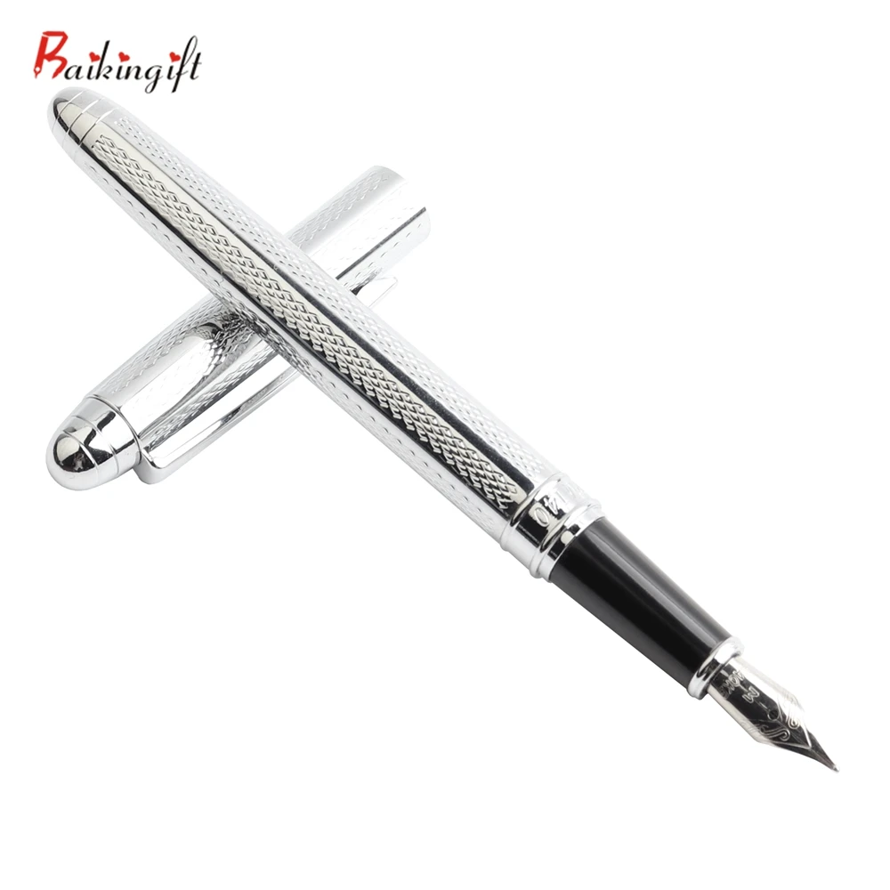 1pcs-High-Quality-Fountain-Pen-Full-Metal-Luxury-Pens-gift-Office ...