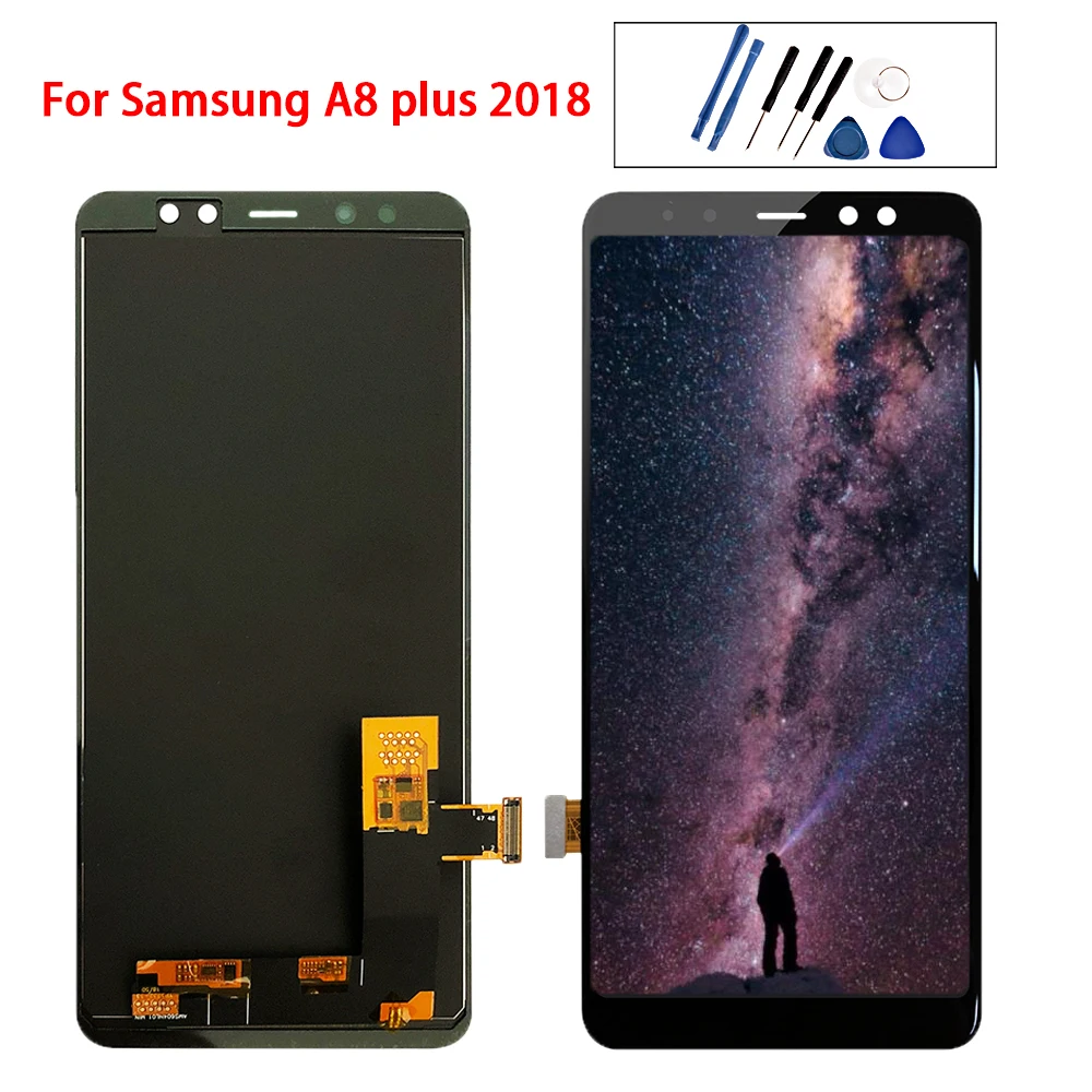 New For Samsung Galaxy A8 Plus 2018 A730 Display Screen Digitizer A730F ...