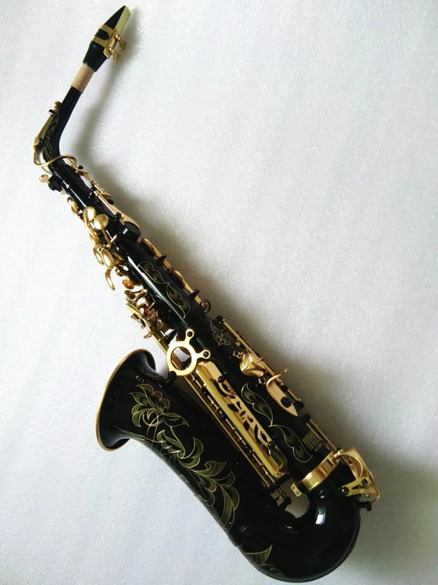 New Arrival SAS 802 High Quality Alto Eb Saxophone Brass Black gold key ...