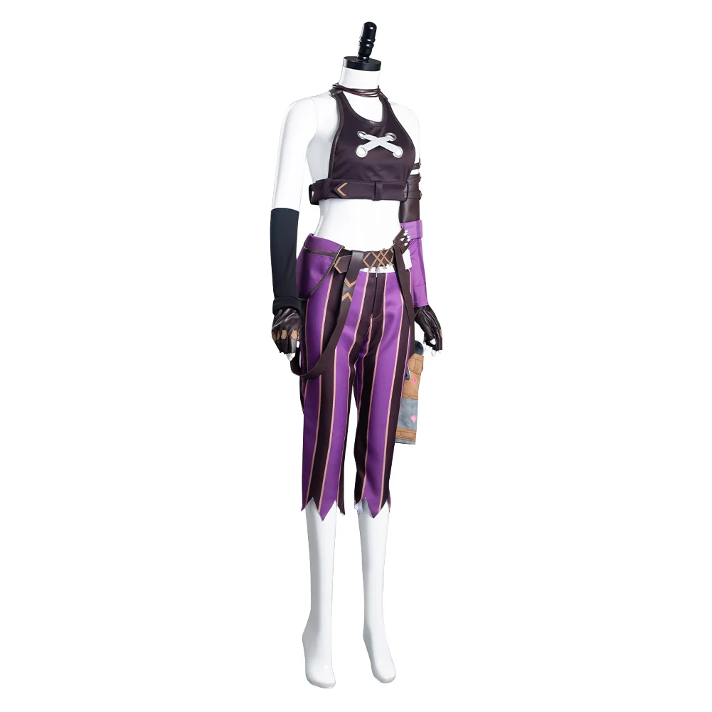 Game League Of Legends Jinx Uniform Cosplay Costume - AllCosplay.com