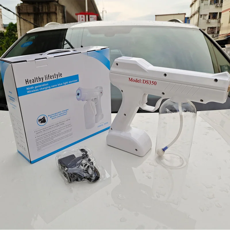 Máquina pulverizadora de bateria eletrostática recarregável, pistola pulverizadora portátil com ...