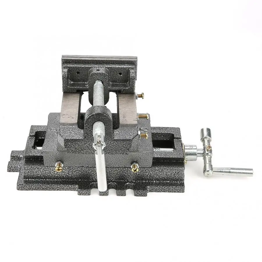4inches Cross Slide Drill Press Vise Metal Milling Vice Holder Clamping ...