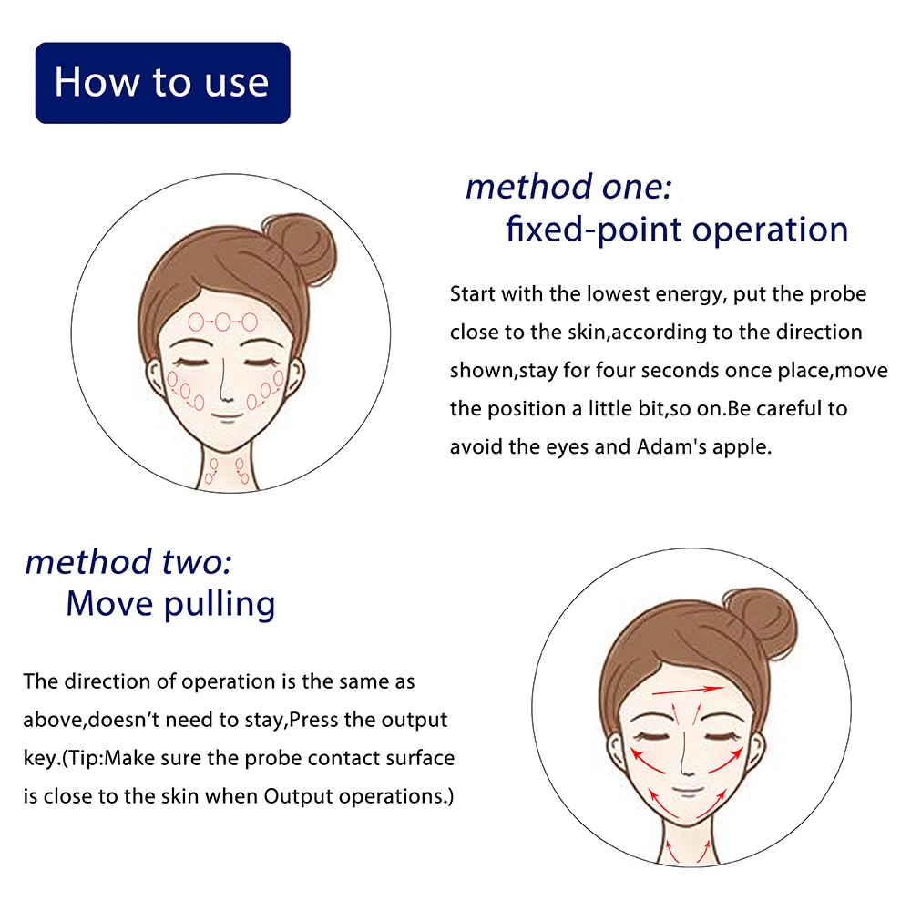 Ultrasonic Bipolar RF Radio Frequency Lifting Face Skin Care Massager ...